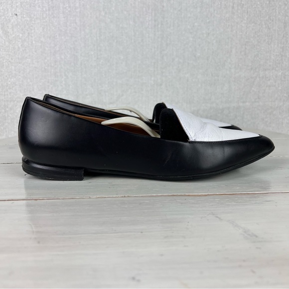 Everlane | Shoes | 48aot Everlane The Boss Leather Black White Slip On ...